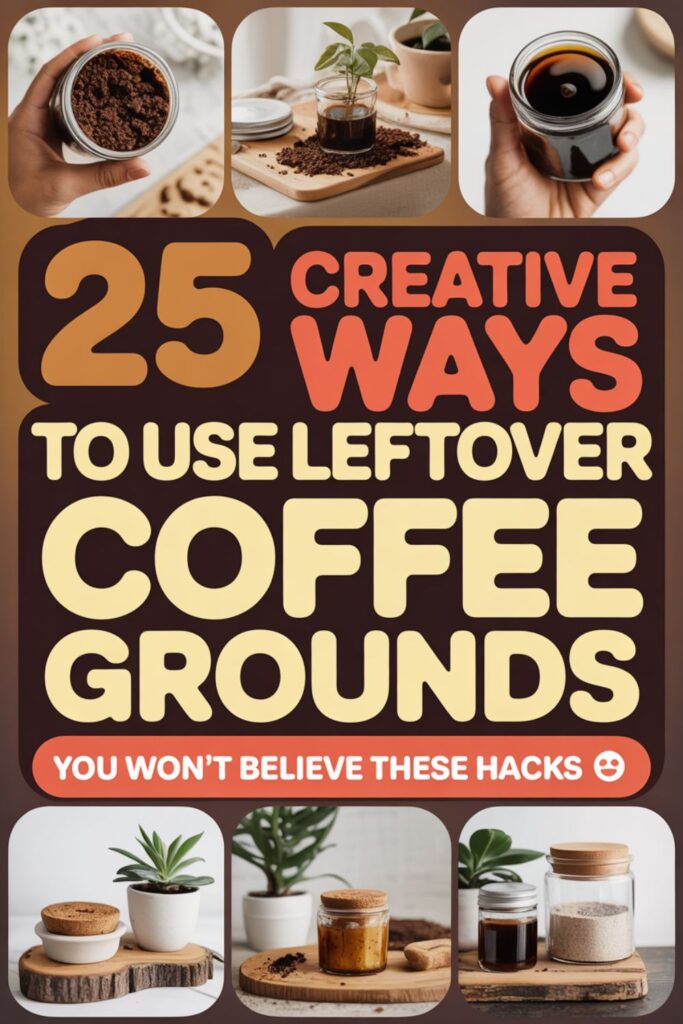 25 Creative Ways To Use Leftover Coffee Grounds