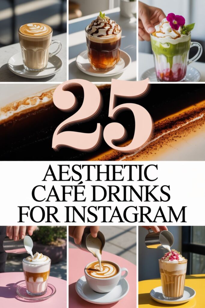 25 Aesthetic Café Drinks For Instagram