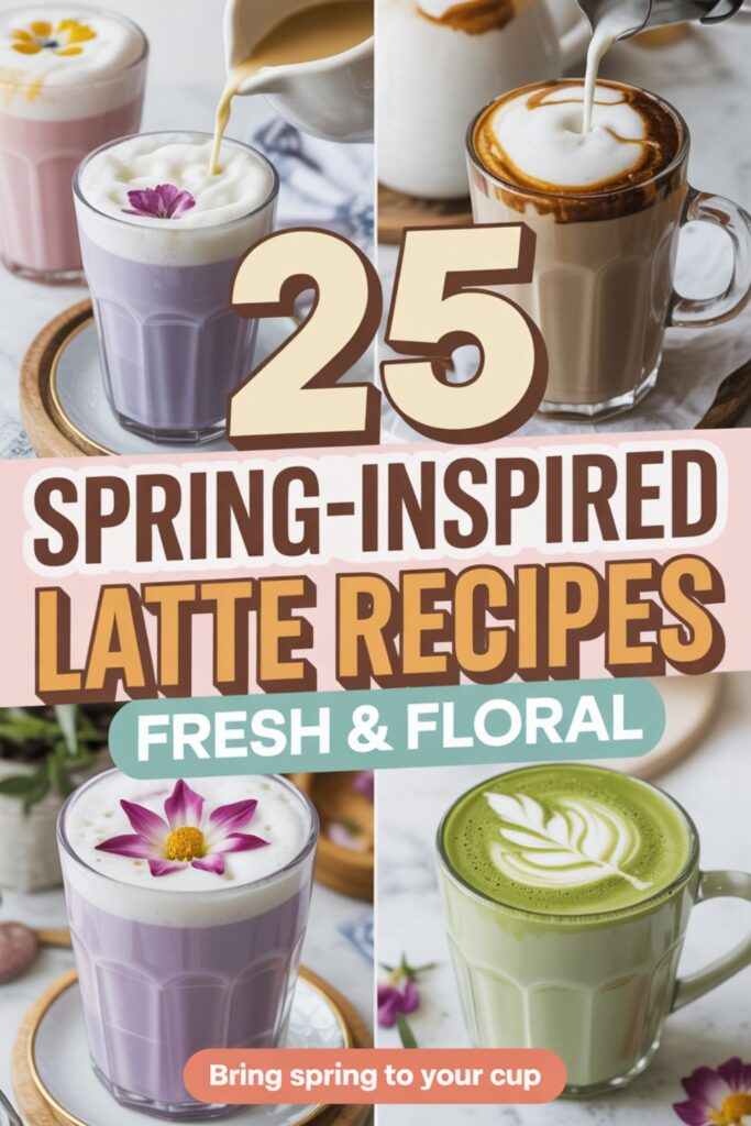25 Spring-Inspired Latte Recipes To Shake Up Your Morning Routine